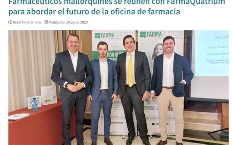 Farmaventas Farmacéuticos mallorquines se reúnen con FarmaQuatrium