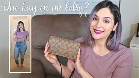 QUE LLEVO EN MI BOLSA RESEÑA DE MI COACH ANNA FOLDOVER CROSSBODY