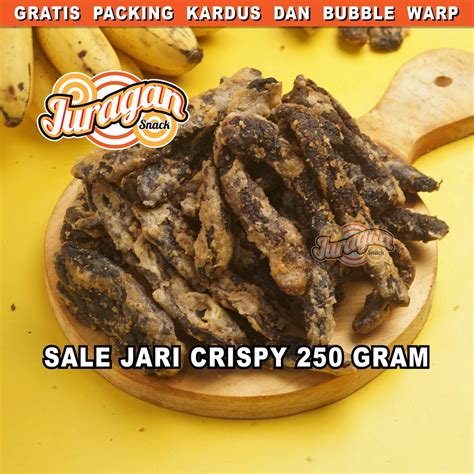 Jual SALE PISANG JARI CRISPY 250 Gram Snack Kiloan Makanan Ringan