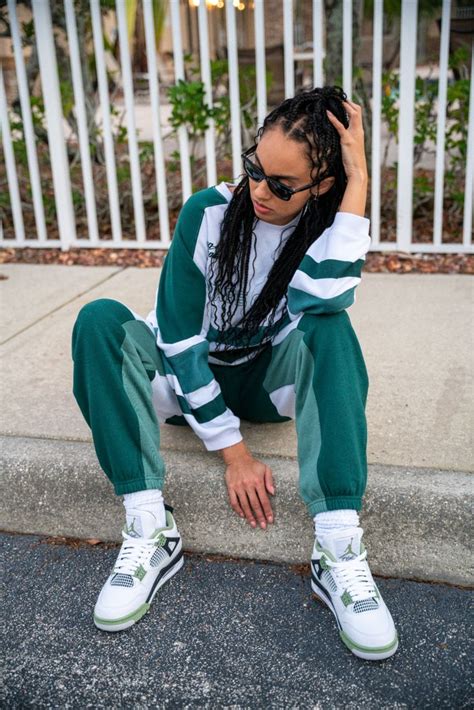 HOW TO STYLE Jordan 4 Oil Green Seafoam See How I Styled The Jordan
