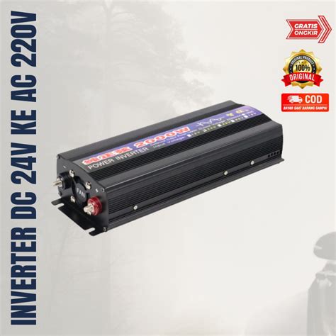 Jual Inverter Pure Sine Wave Car Power Inverter DC 24V To AC 220V 2000W