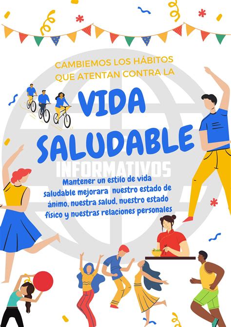 elabora un afiche señalando las diversas recomendaciones sobre una vida