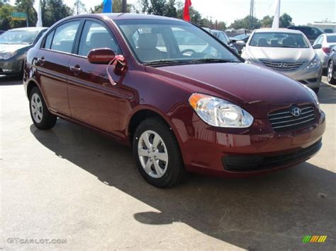 Wine Red Pearl Hyundai Accent Gls Door Photo