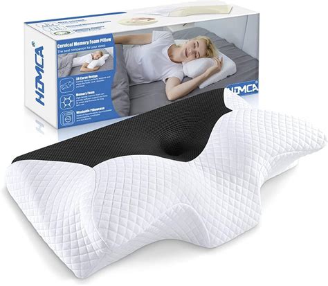 HOMCA Oreiller cervical en mousse à mémoire de forme Oreiller