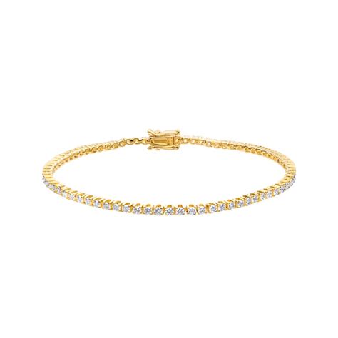Karat Diamanten Tennisarmband K Gelbgold