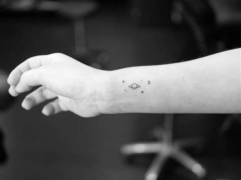 Minimalist Galaxy Tattoo