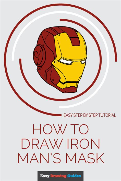 Iron Man Mask Drawing Step By Step
