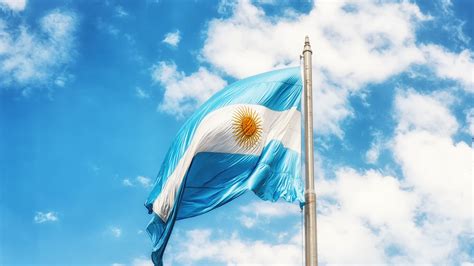 Bandera Argentina Para Fondo De Pantalla Wallpaper Gratis