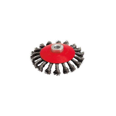 Brosse Cuvette Pour Meuleuse Fil Acier Torsad Mm D Mm M