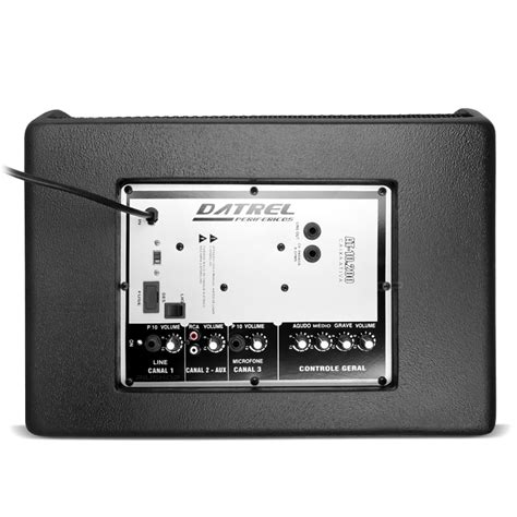 Caixa De Retorno Ativa E Passiva C Mesa Som 4 Canais Usb Bt