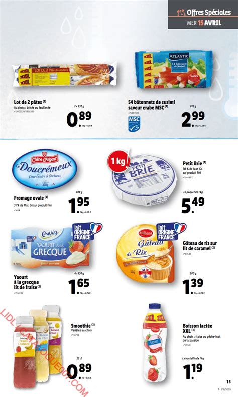 Lidl Catalogue Alimentaire Du 15 Au 21 Avril 2020 Catalogue007
