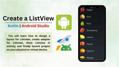 Create Amazing ListViews In Just 4 Minutes Android Studio Kotlin YouTube