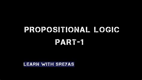 logical operators implication compound propositions propositional logic part 1 youtube