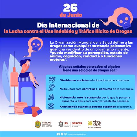 26 de junio Día Internacional de la Lucha contra el Uso Indebido y