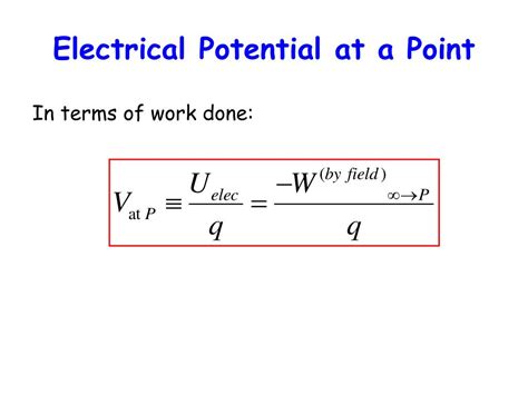 Potential Energy Formula
