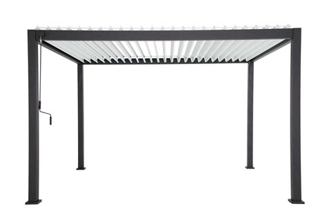 Pergola Bioclimatique Autoportante First II 4x3m Aluminium Gris