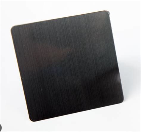 201 304 Hairline Bright Ti Black Anti Fingerprint Stainless Steel Sheet