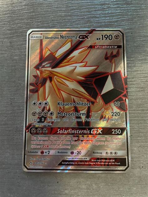 Pokémon Karte Ultra Prisma Necrozma GX Deutsch Kaufen auf Ricardo