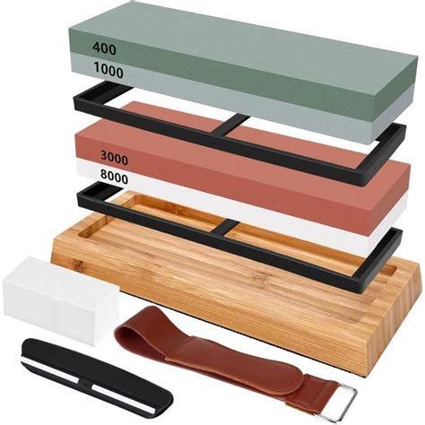 Kit De Pierre Aiguiser Grain Double Face Davec