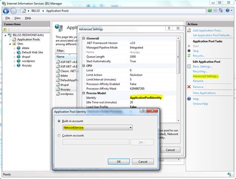 bills iis blog error connecting to sql server from windows 7 windows 2008 r2 with asp