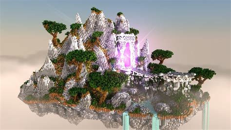 Cinematic Mystical Floating Island Hub 1080p 60FPS Minecraft