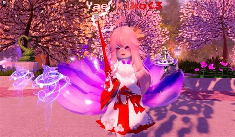 Royale High Yae Miko Cosplay Roblox Genshin Aesthetic Roblox Royale