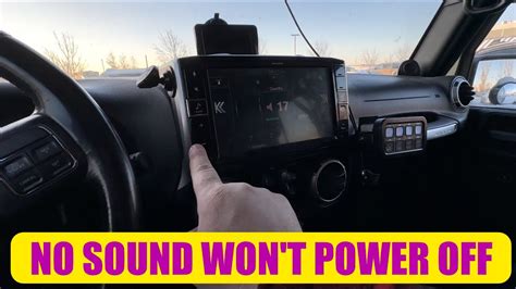 Jeep Jk Stereo No Sound Or Won T Power Off Fix Diy U Youtube