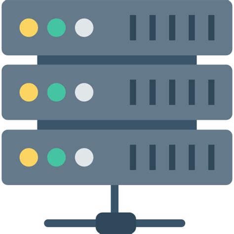 Server Dinosoft Flat Icon