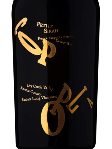 Francis Ford Coppola Winery Reserve Petite Sirah Dessert Wine Vivino Us