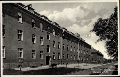 Foto Ansichtskarte Postkarte Borna In Sachsen Kaserne Akpool De