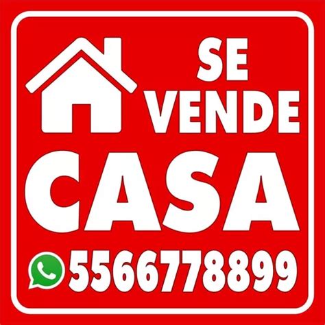 Letrero Personalizado 1x1m Se Vende Casa O Depto Cuotas sin interés