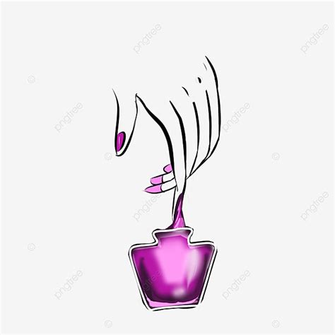 Pintado A Mão Em Manicure Nail Polish PNG Clipart De Esmaltes