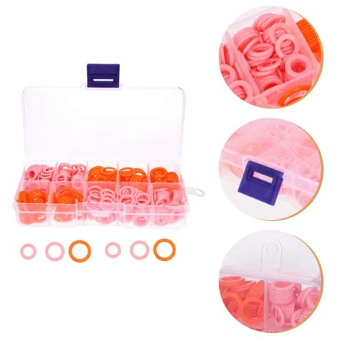 450 PZ ANELLI All Uncinetto All Uncinetto A Maglia Colori Fornitura A