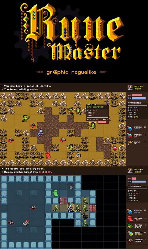 Rune Master Graphic Roguelike By Nevanda On DeviantArt Pixel Art