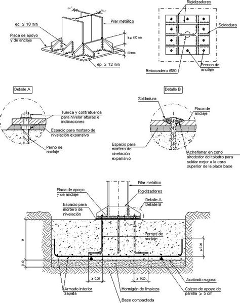 Detalles Constructivos Cype Eac Arranque De Pilar Heb En
