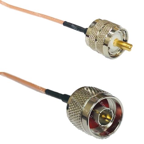 Feet Rg Pl Uhf Male To Mini Uhf Female Pigtail Jumper Rf Coaxial