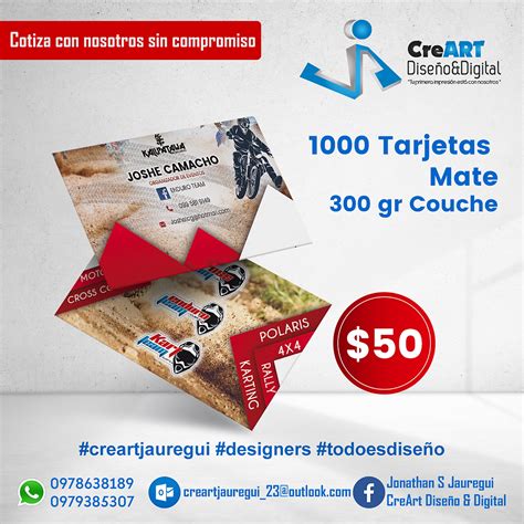 Tarjeta de Presentación Laminado Mate KRAKENGRAPHICSTUDIO