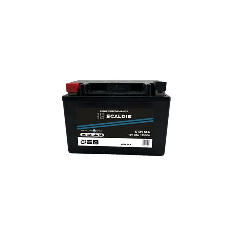 Batterie Moto SCALDIS HP YTX9 BS SLA 12V 8AH 135A