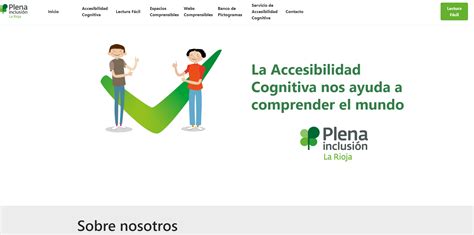 Web de accesibilidad cognitiva de Plena inclusión La Rioja Plena