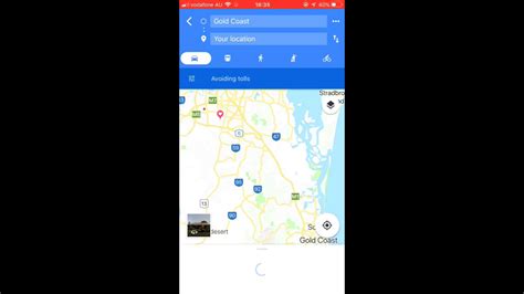 Start Navigation Button Not Showing In Google Maps App Only Preview
