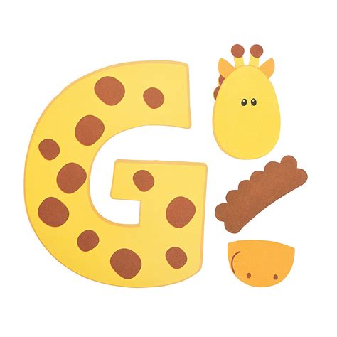 Printable Letter G Craft Template