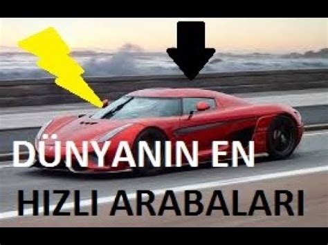 DÜNYANIN EN HIZLI ARABALARI YouTube
