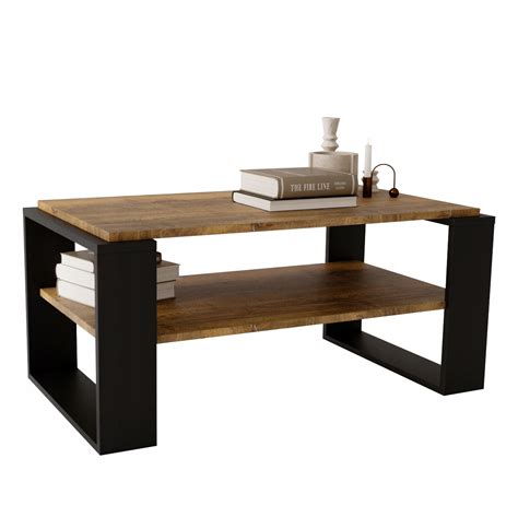 Stolik kawowy KAJA 96 cm ława stół retro salon pokój industrial loft