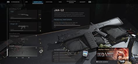 CoD Modern Warfare JAK 12 Aufsätze Werte Setup