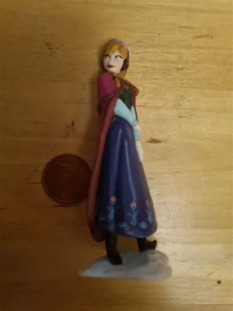 DISNEY STORE PRINCESS Anna Of Arendelle Frozen PVC 3 5 Figure Figurine