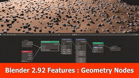 Blender 2 92 Geometry Nodes Feature Tutorial Tutorials Tips And