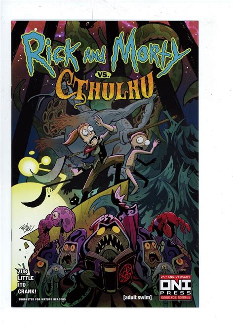 Rick And Morty Vs Cthulhu Oni Comics Comic Books Modern
