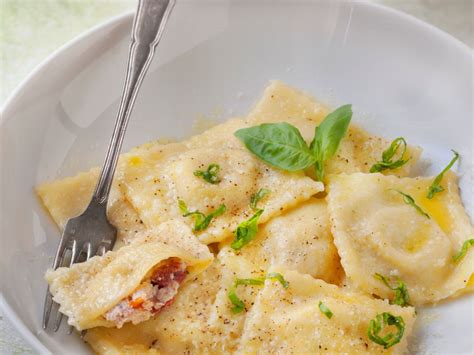 Ravioli Aux Tomates S Ch Es Ricotta Et Jambon Italien Recette De