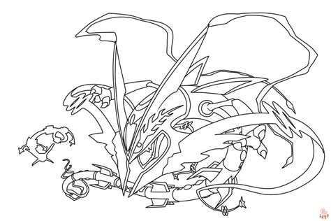Pokemon Mega Rayquaza Coloring Pages 16200 The Best Porn Website