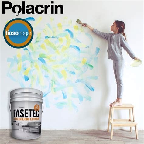 Pintura Latex Interior Exterior Fasetec X 20 Lts Polacrin Blanco